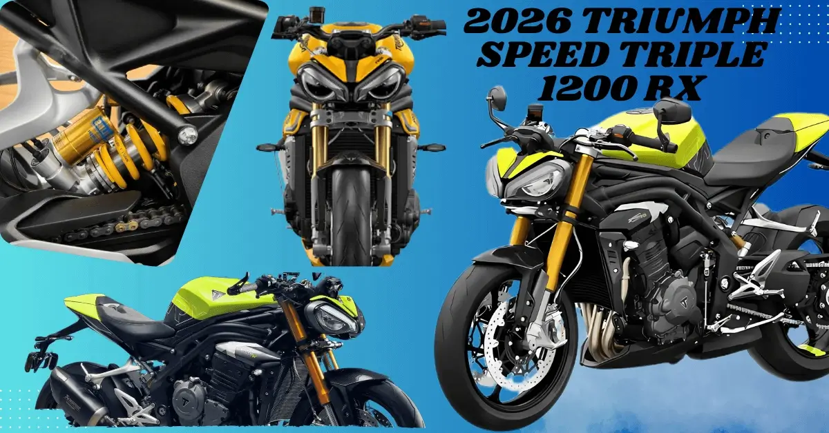 2026 Triumph Speed Triple 1200 RX : The Ultimate Street Performance Machine