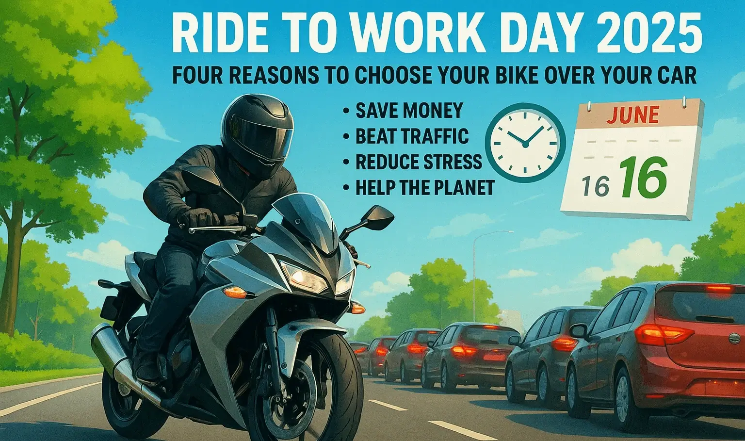 Ride to Work Day 2025: Four Reasons to Choose Your Bike Over Your Car